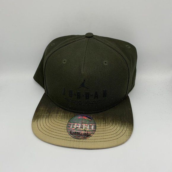 Jordan | Accessories | Air Jordan Jumpman 23 Olive Hat Snapback Cap ...